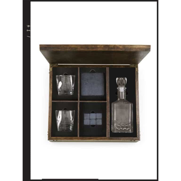 Vintage Whiskey Box Gift Set with Decanter - Goodson Clothing and Supply Co